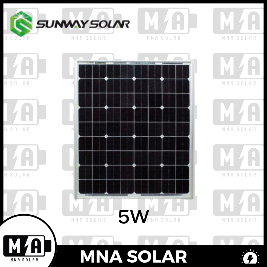 Sunway Solar – Monocrystalline Solar Panel (5W-50W) | MNA Solar